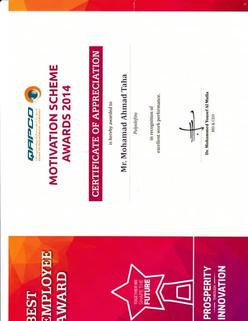 HABC safety certificate M. Taha | PDF