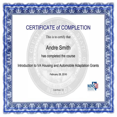 Certificate Housing_Auto | PDF