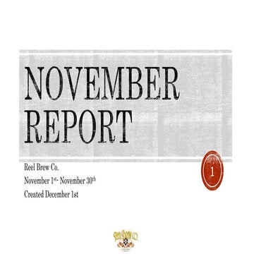 november report | PPT