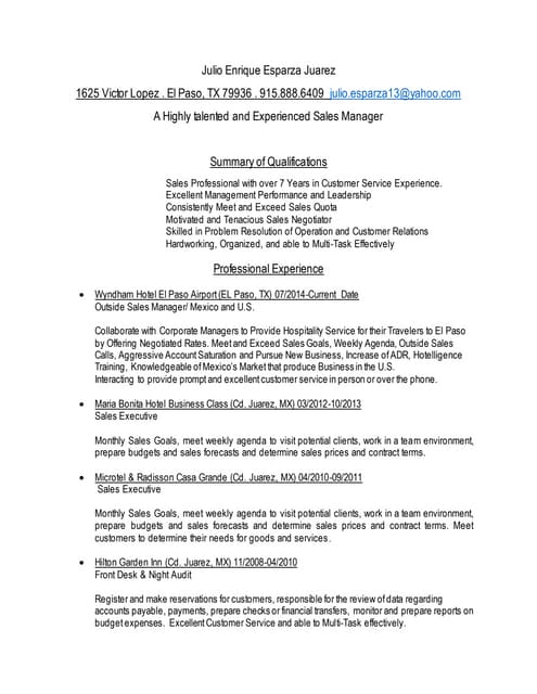 Kpmg and industry resume | DOCX