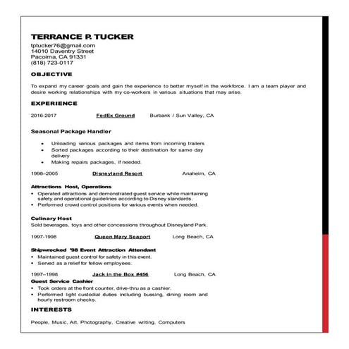 Terrance P Resume 2017 (RE) | DOCX