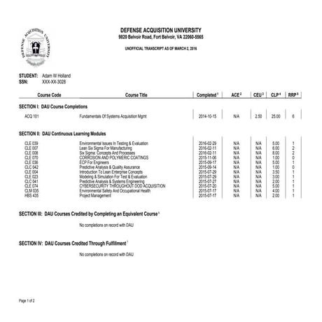 studentTranscript | PPT