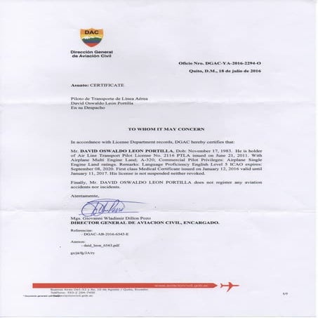 Licence Certificate | PDF