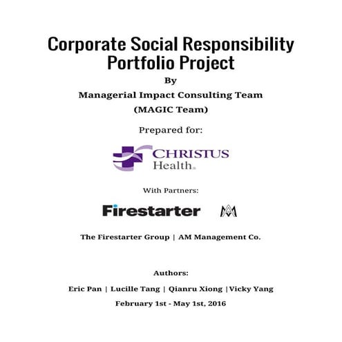 CSR Project Report | PDF