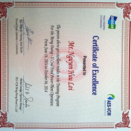 CERTIFICATE OF EXCELLENCE | PDF