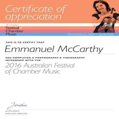 Emmanuel McCarthy internship certificate v2 | PDF