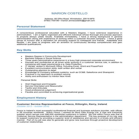 Marion Costello 22.10.2016