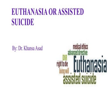 PPT On Euthanasia | PPTX