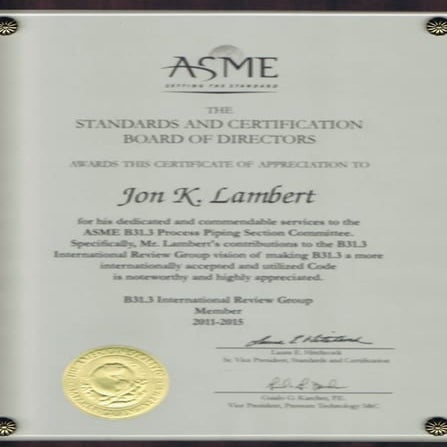 ASME B31.3 Recognition | PDF