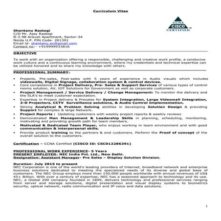 Shantanu Resume | PDF