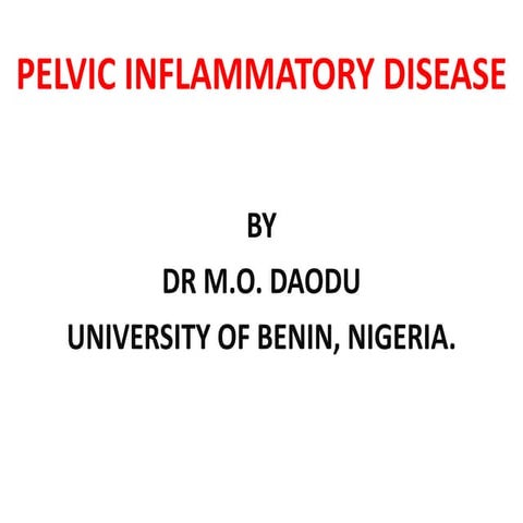 Parametritis/ Pelvic Cellulitis | PPTX