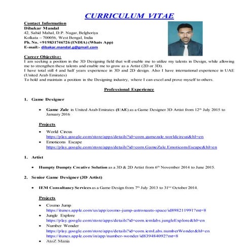 Resume CV | DOC