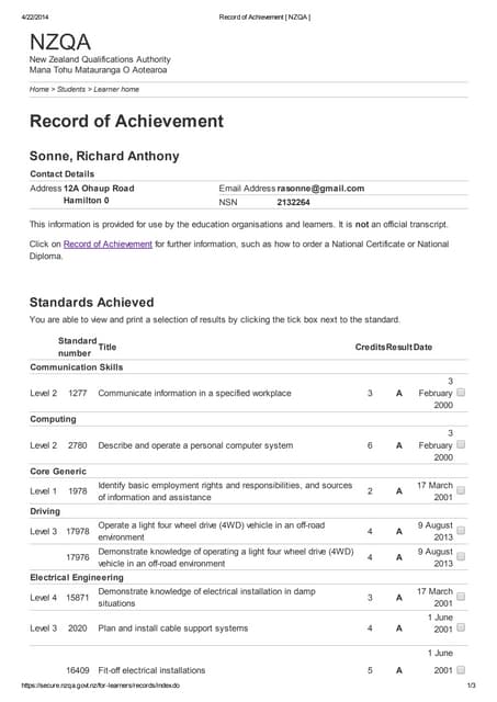 PCN L2 ET certificate | PDF | Education