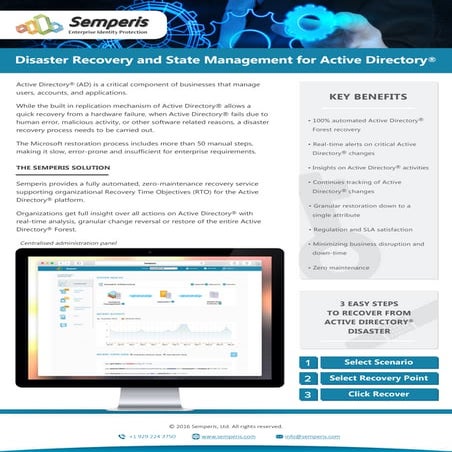 Semperis Data Sheet | PDF