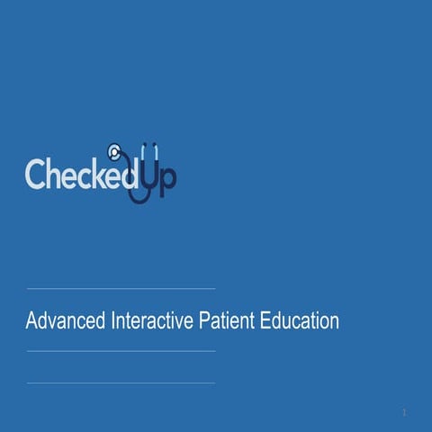 CheckedUp Education | PPT