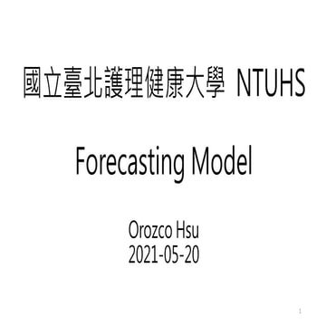 forecasting model | PPT
