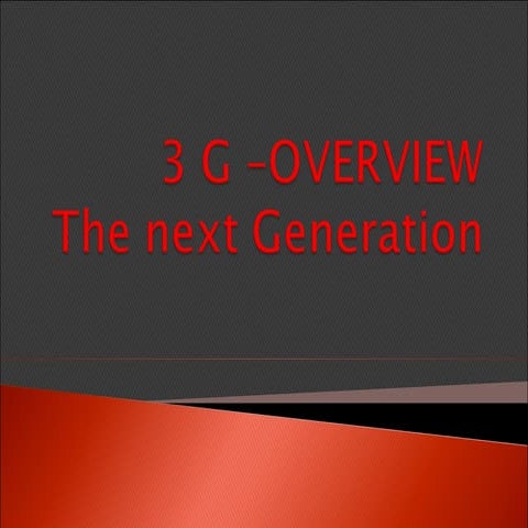 3g | PPT