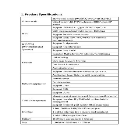 Manual of Mini 3G Wireless Router | PDF
