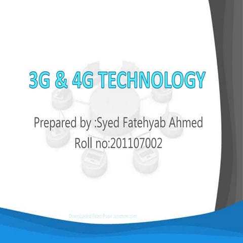 3g & 4g technology | PPTX