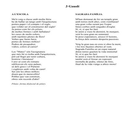 GAUDÍ TEXT | PDF