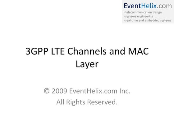 Lte – long term evolution | PPTX | Computer Networking | Computing