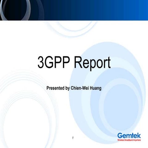 3gpp report 20130606 | PPTX