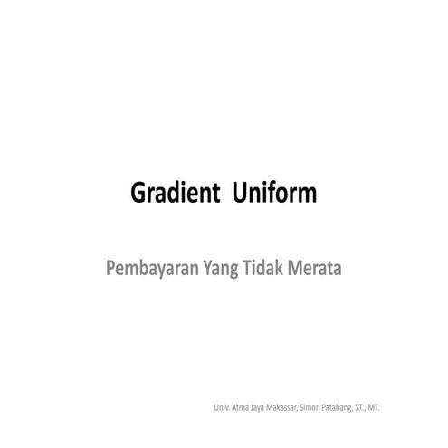 3 Gradient Uniform | PDF