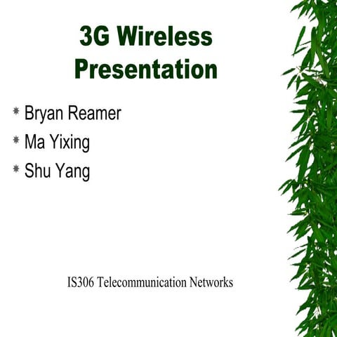 3 g wireless | PPT