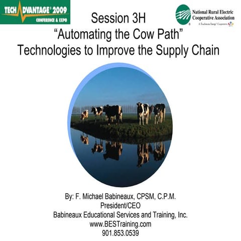 Automating The Cow Path | PPT