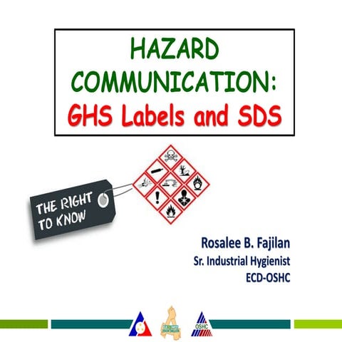 Comprehensive Guide to GHS Labels and Safety Data Sheets for Hazard ...