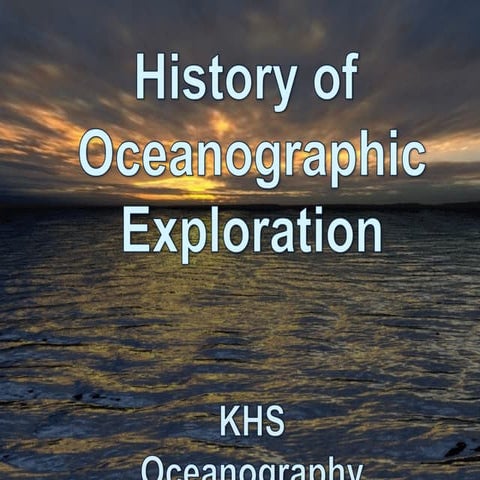 3 history of oceanography | PPT | Scuba Diving | Extreme Sports