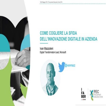 PEC Corporate 2016 | Digital Transformation | PPT