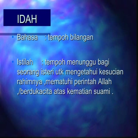 idah | PPT
