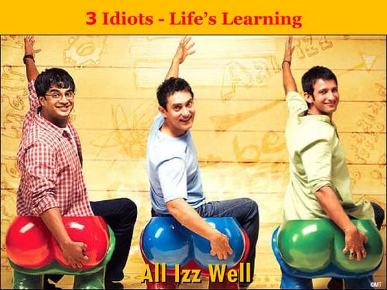 Presentation On 3 Idiots | PPTX | Movies | Entertainment