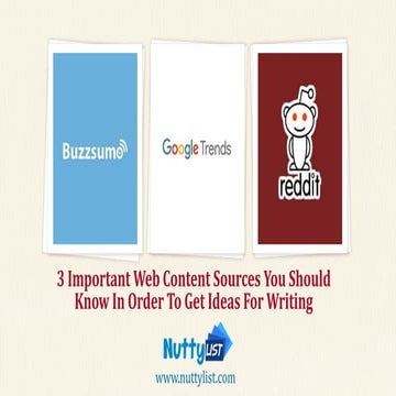 3 Important Web Content Sources You Should Know In Order To Get Ideas ...