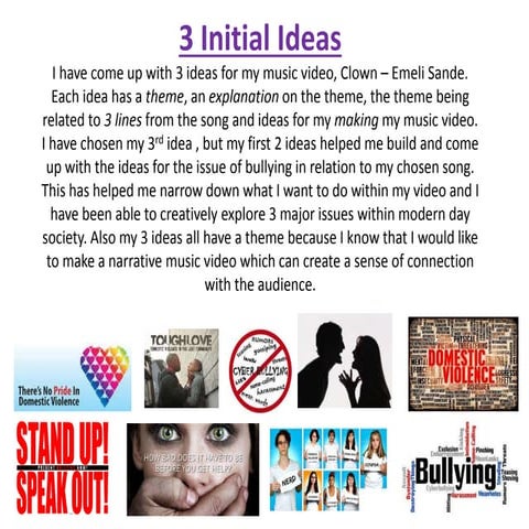 3 initial ideas | PPT