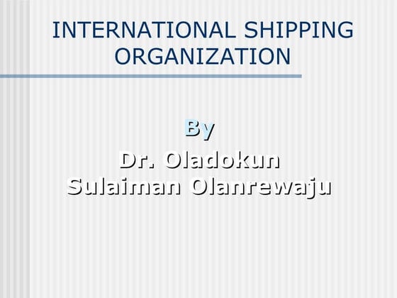 Imo – the international maritime organization | PPTX | Cruises | Travel ...