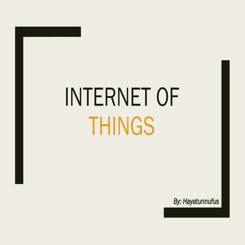 #3 internet of things, computer and life | PPT