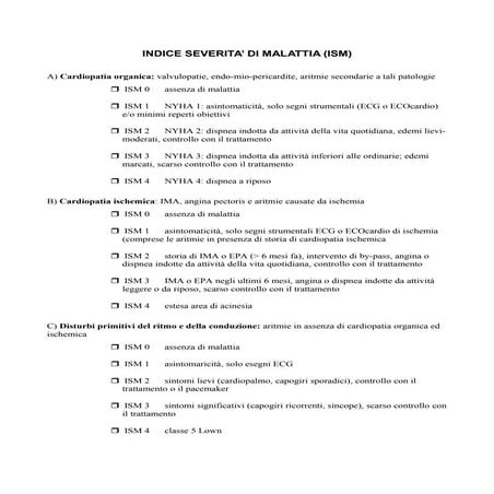 3 ism | DOC | Heart and Cardiovascular Diseases | Diseases and Conditions