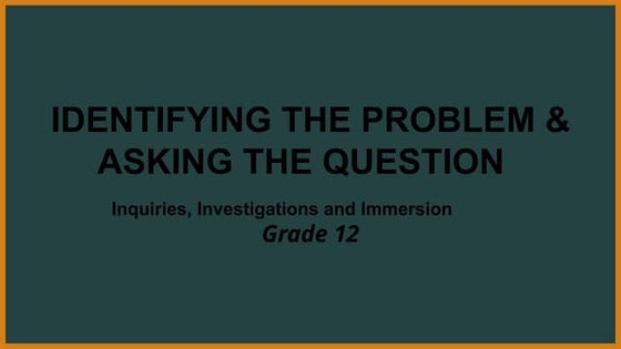 Chapter I - The Problem and Its Background | PDF | Educational ...