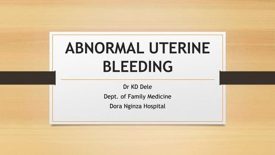 Lower uterine segment | PPT