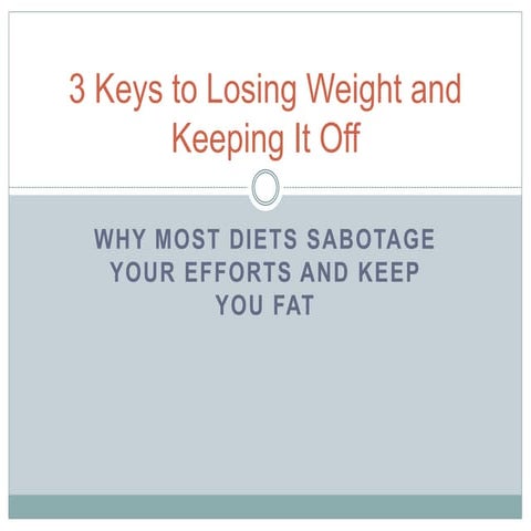 Weight Loss secrets | PDF