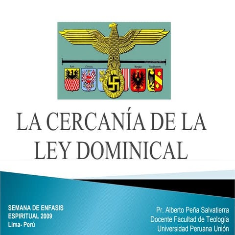 3 la cercanía de la ley dominical. | PPT