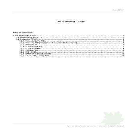 Los Protocolos Tcp Ip | PDF