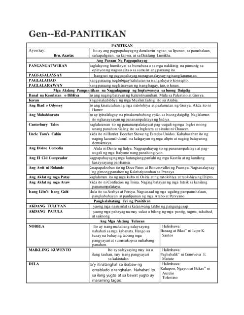 Mga Epiko sa Pilipinas | PPTX