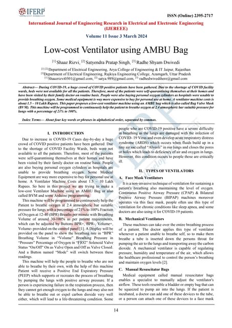 ambu bag.pptx | Lung and Respiratory Health | Diseases and Conditions