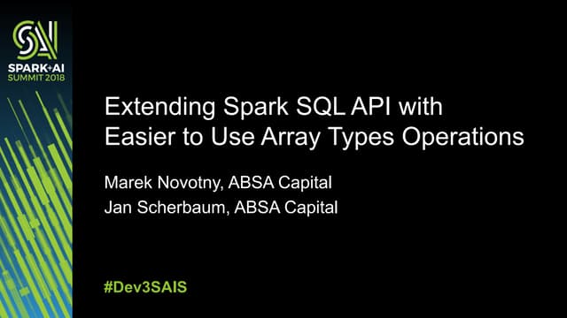Extending Spark Sql Api With Easier To Use Array Types Operations With 9518