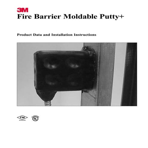 3M Fire Barrier Intumescent Moldable Putty | PDF