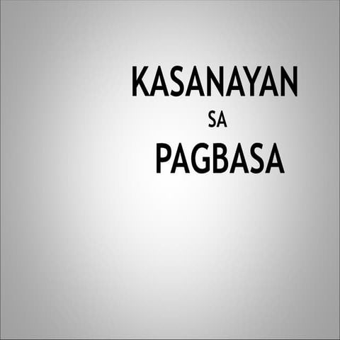 3 Mga kasanayan sa pagbasa at pagunawaaa | PPT