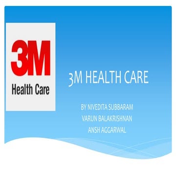 3 m health care case study | PPTX